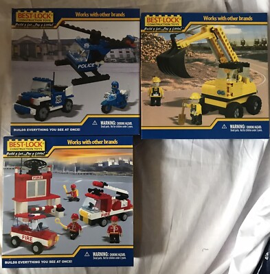 Best - Lock Construction Toys Buy All Three | eBay UK