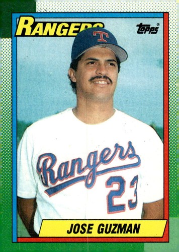 1990 Topps #308 Jose Guzman - Texas Rangers | eBay