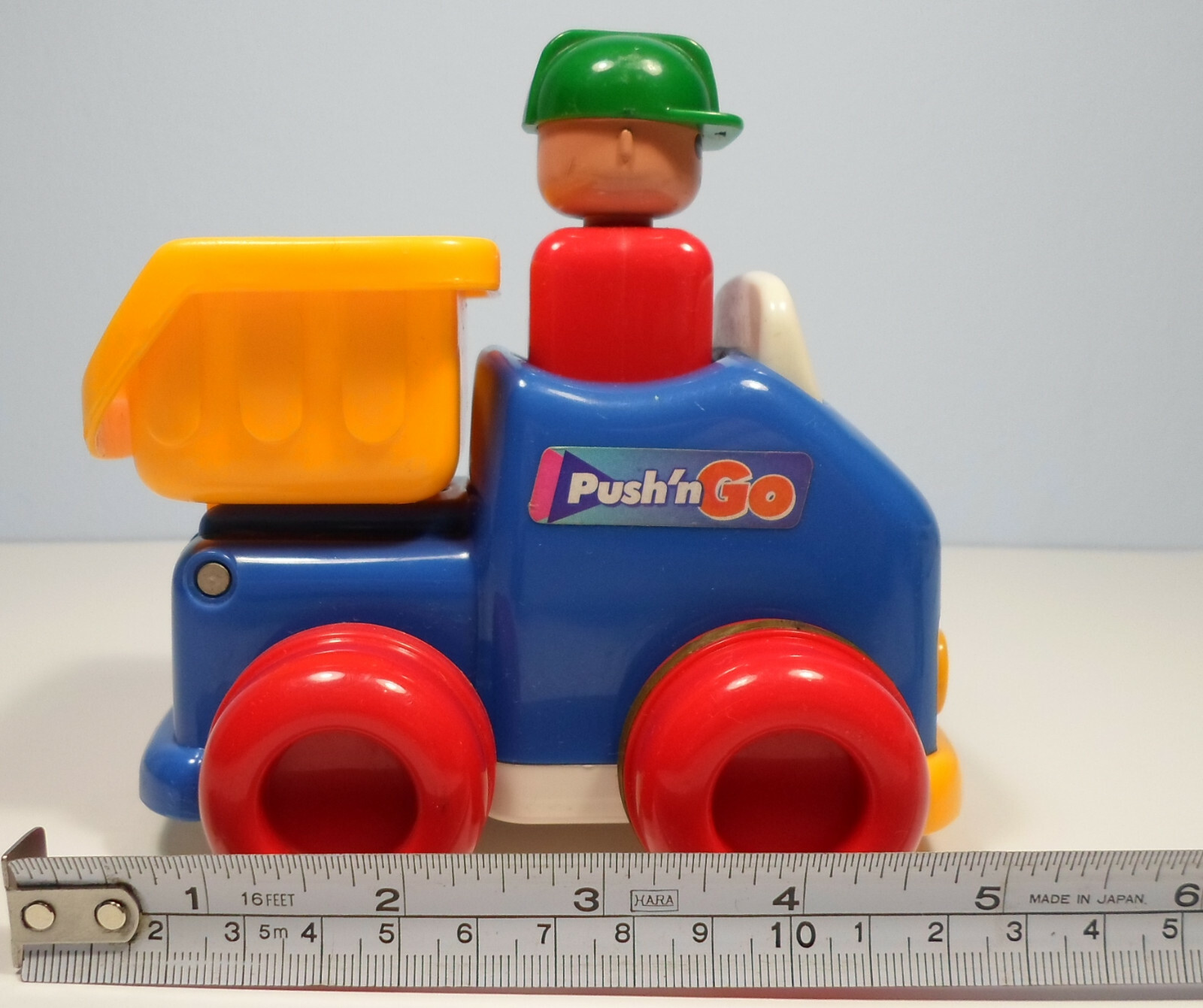 TOMY VTG 1991 TEDDY PUSH N GO DUMP TRUCK TOY WORKS | eBay