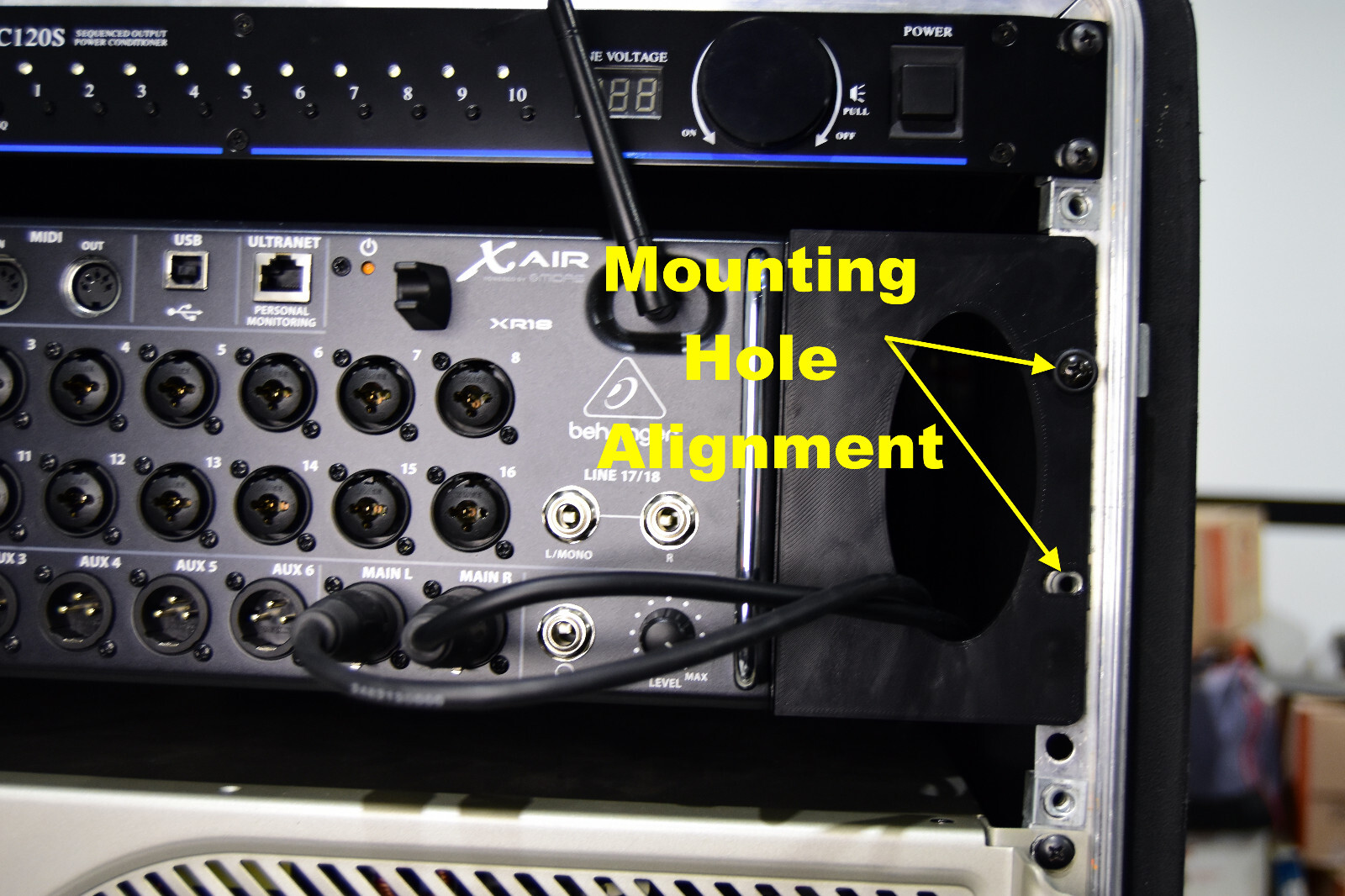 Improved - Rack Ears - Behringer XR16 XR18 SD16 & Midas MR16 MR18 ...