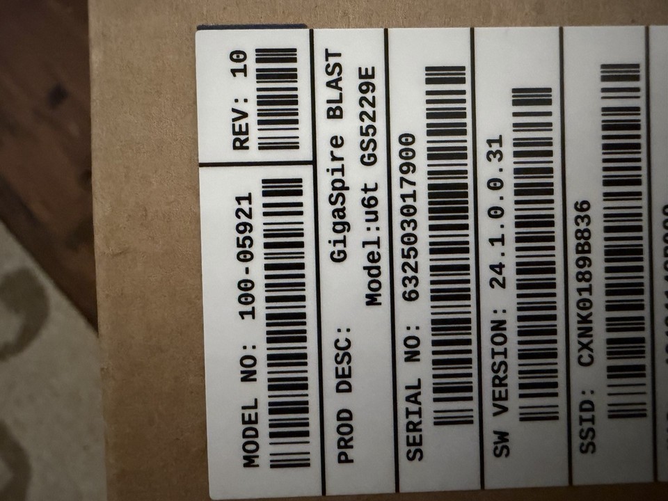 New CALIX GigaSpire Blast U6T Dual Band GS5229E Wireless Router | eBay