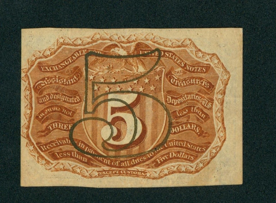 5¢ Second Issue Fractional Currency ** PAPER CURRENCY AUCTIONS | eBay