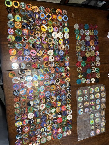 Huge Lot Of Vintage Pogs And Slammers Massive Collection 90s Over 300 ...