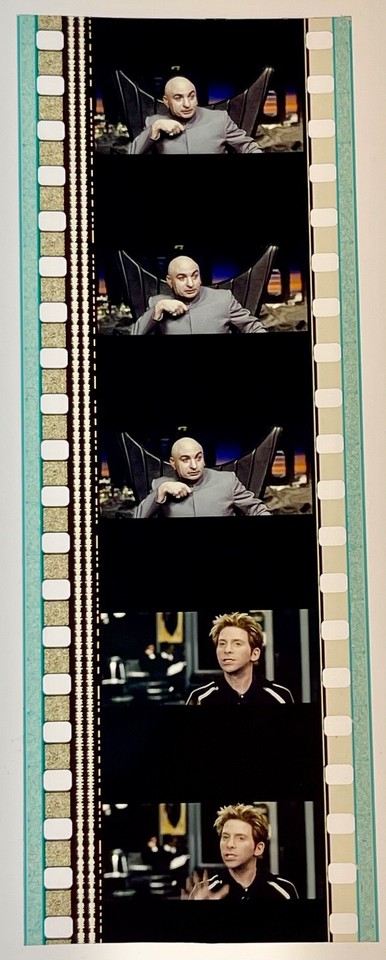 AUSTIN POWERS in GOLDMEMBER (Dr. Evil/Scott) 35mm 5 Cell Film Strip ...