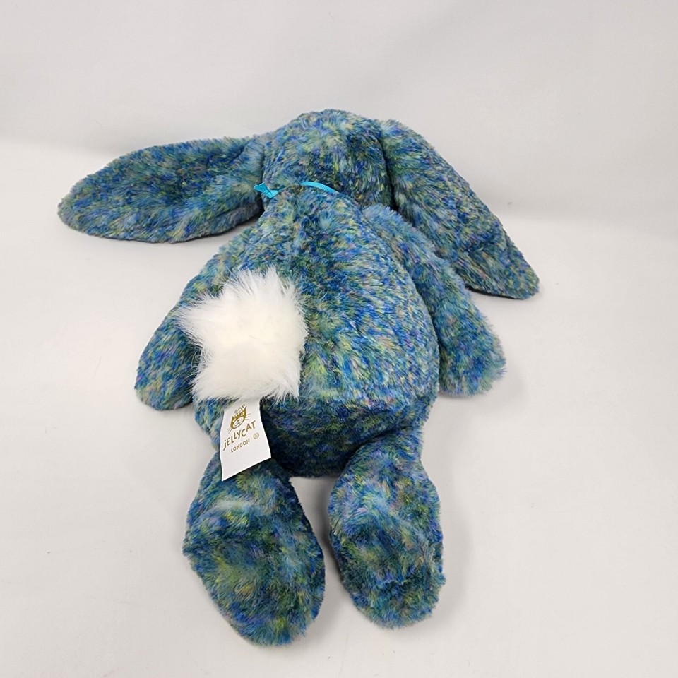 Jellycat Medium Bashful Azure Bunny Plush Limited Edition Soft Toy ...