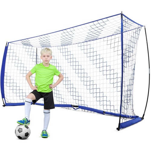 Soccer Goal Portable Bow Style Net Perfect For Soccer Practice Net 12ft ...