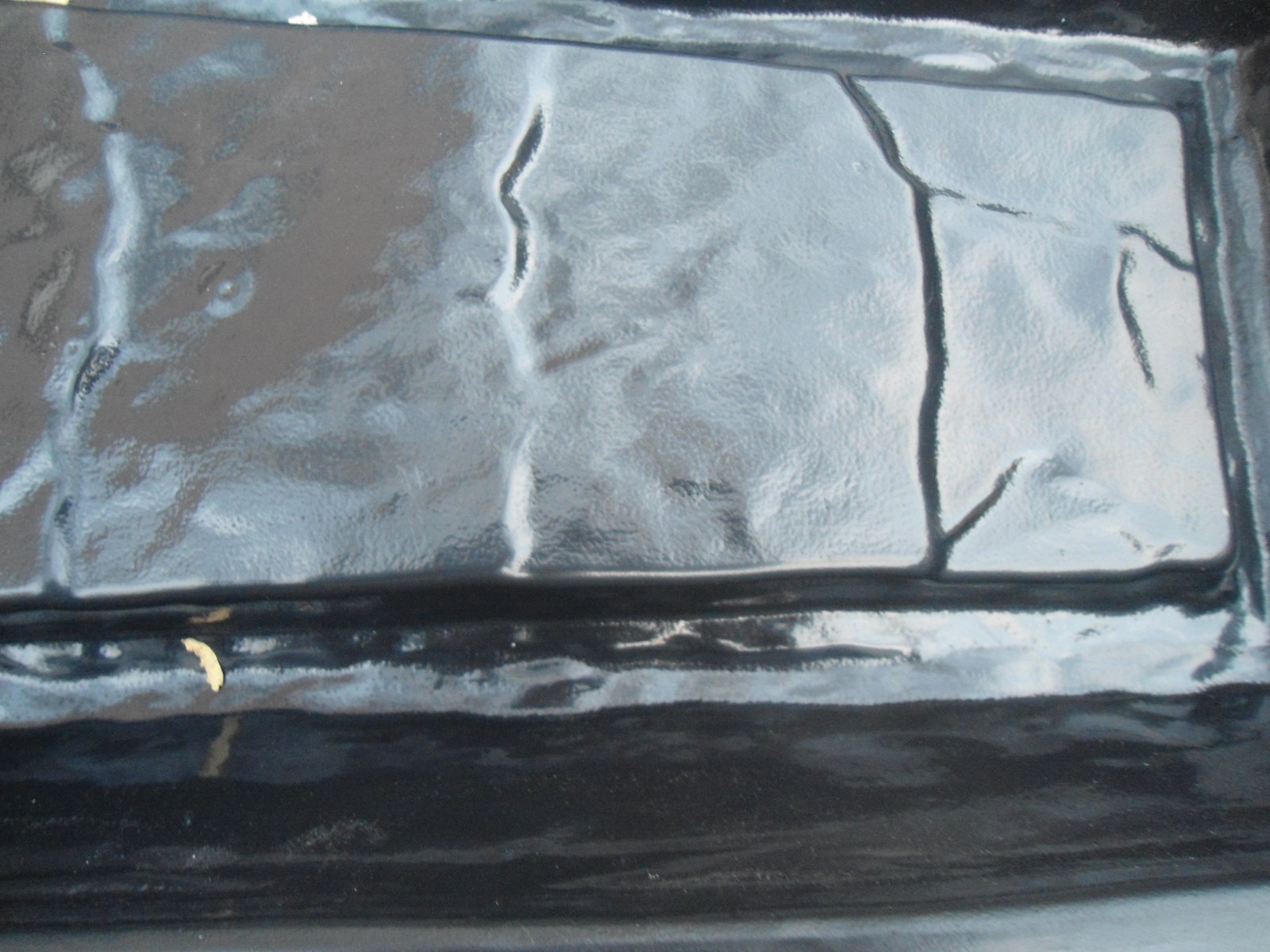 Concrete Splash Guard Downspout mold 24"x 11"x 2" slate plastic rain ...