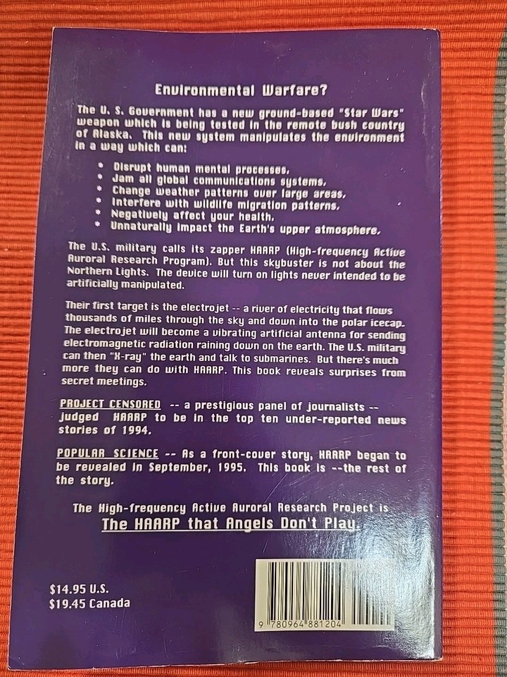 Angels Don't Play This HAARP: Advances in Tesla Technology 1995 ...