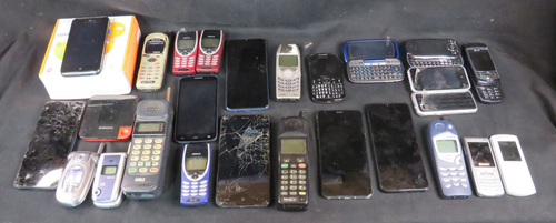 Huge Used Lot of 66 UNTESTED Cell phones. Nokia, Pantech, Alcatel ...