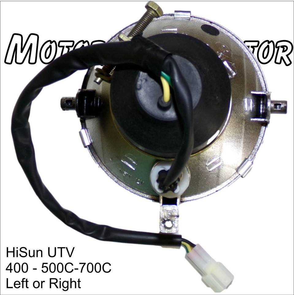 Headlight,Head Light,Front,Round,UTV,500,700,'B'style,HiSUN,Massimo ...