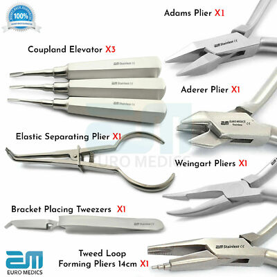 Dental Pliers Orthodontics Separating Elastic Plier Bracket Holding ...