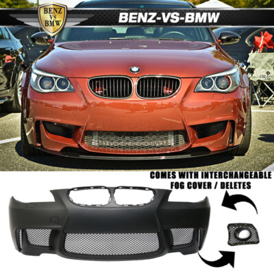 Fits 04-10 BMW E60 5-Series 1M Style PP Full Front Bumper Cover ...