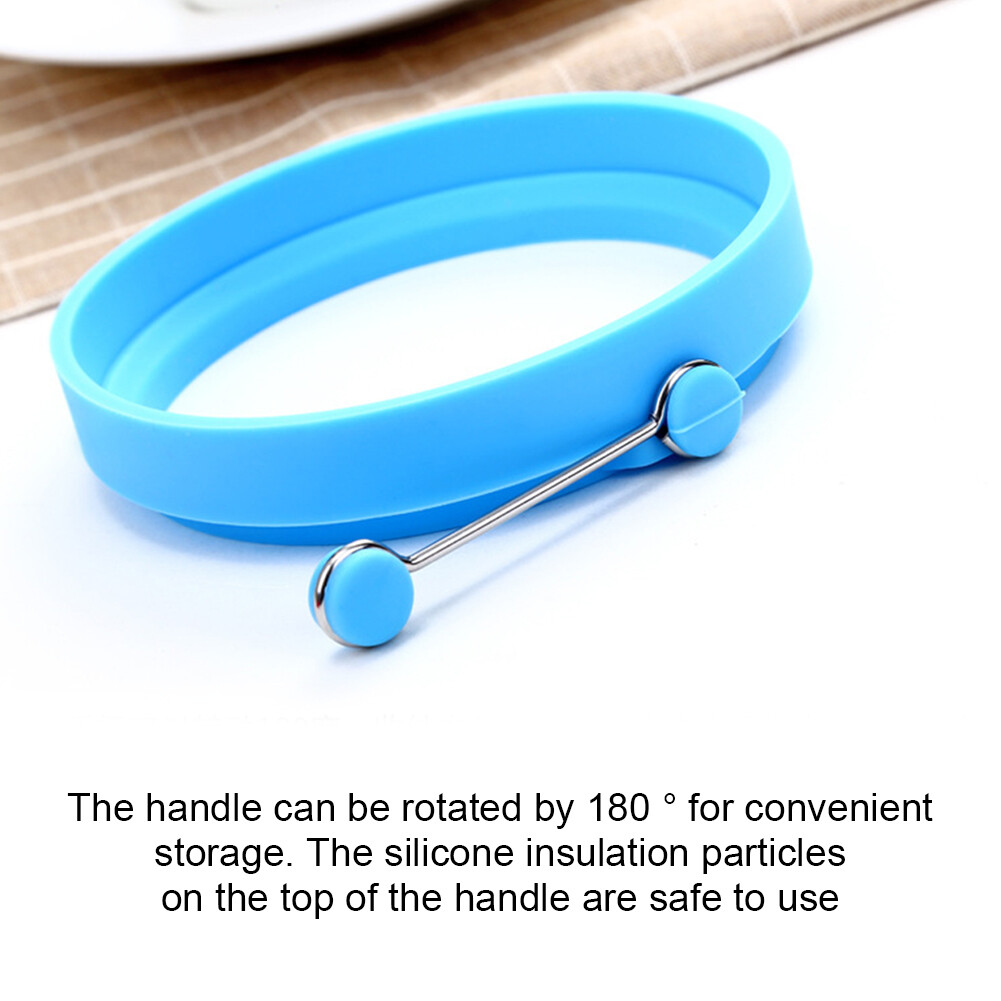 Silicone Egg Cooking Rings Non Stick Color Random for Kitchen Gadgets ...