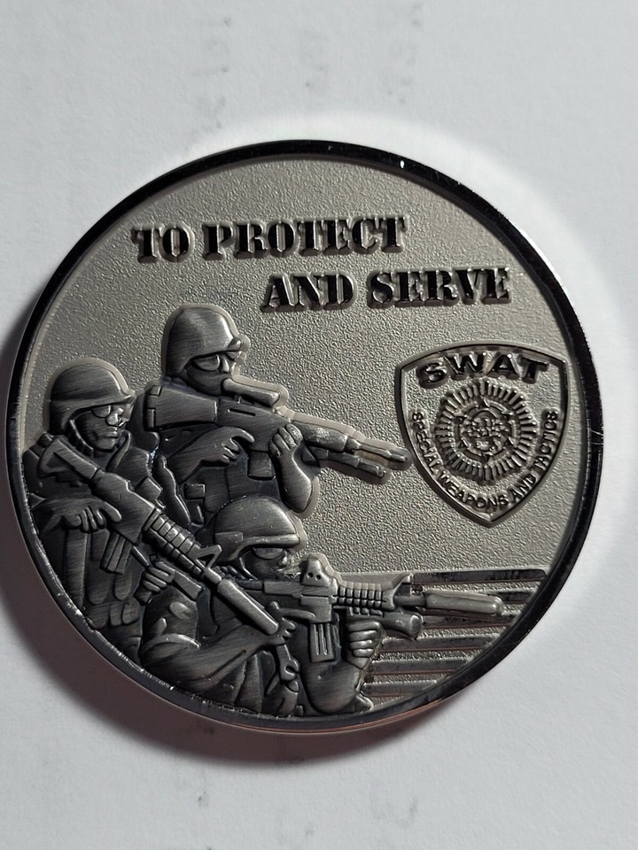 SWAT CHALLENGE COIN | eBay