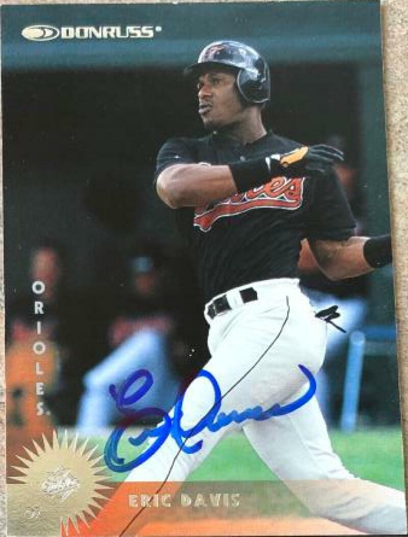Eric Davis Autographed 1997 Donruss #292 | eBay