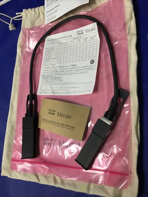NEW ORIGINAL Cisco Meraki MA-CBL-40G-50cm QSFP Stacking Cable | eBay