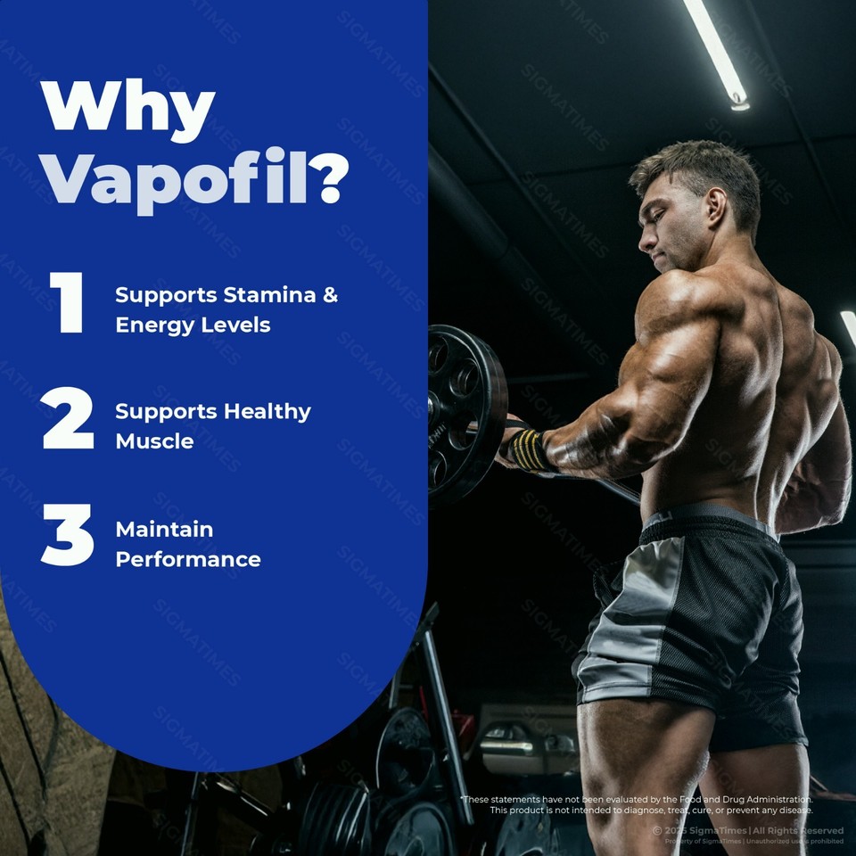 Vapofil Capsules, Male Performance Support Supplement for Energy ...
