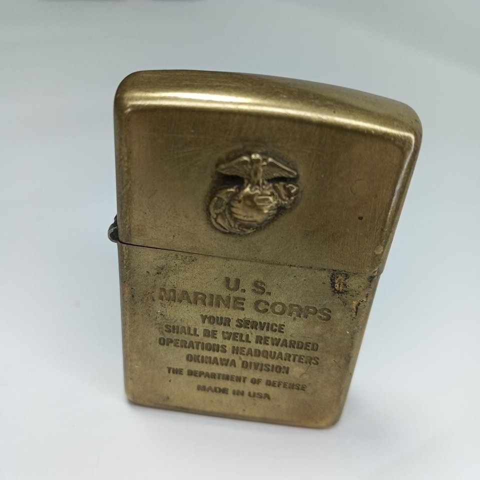 Zippo Lighter 05 U.S.MARINE CORPS Crackle Marine Corps | eBay UK