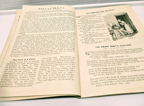 1891 The Acme HAVERSACK Song And Patriotic Eloquence Magazine Woman's ...