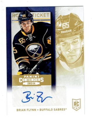 Brian Flynn 2013-14 Panini Contenders Gold Autograph Card #276 039/100 ...