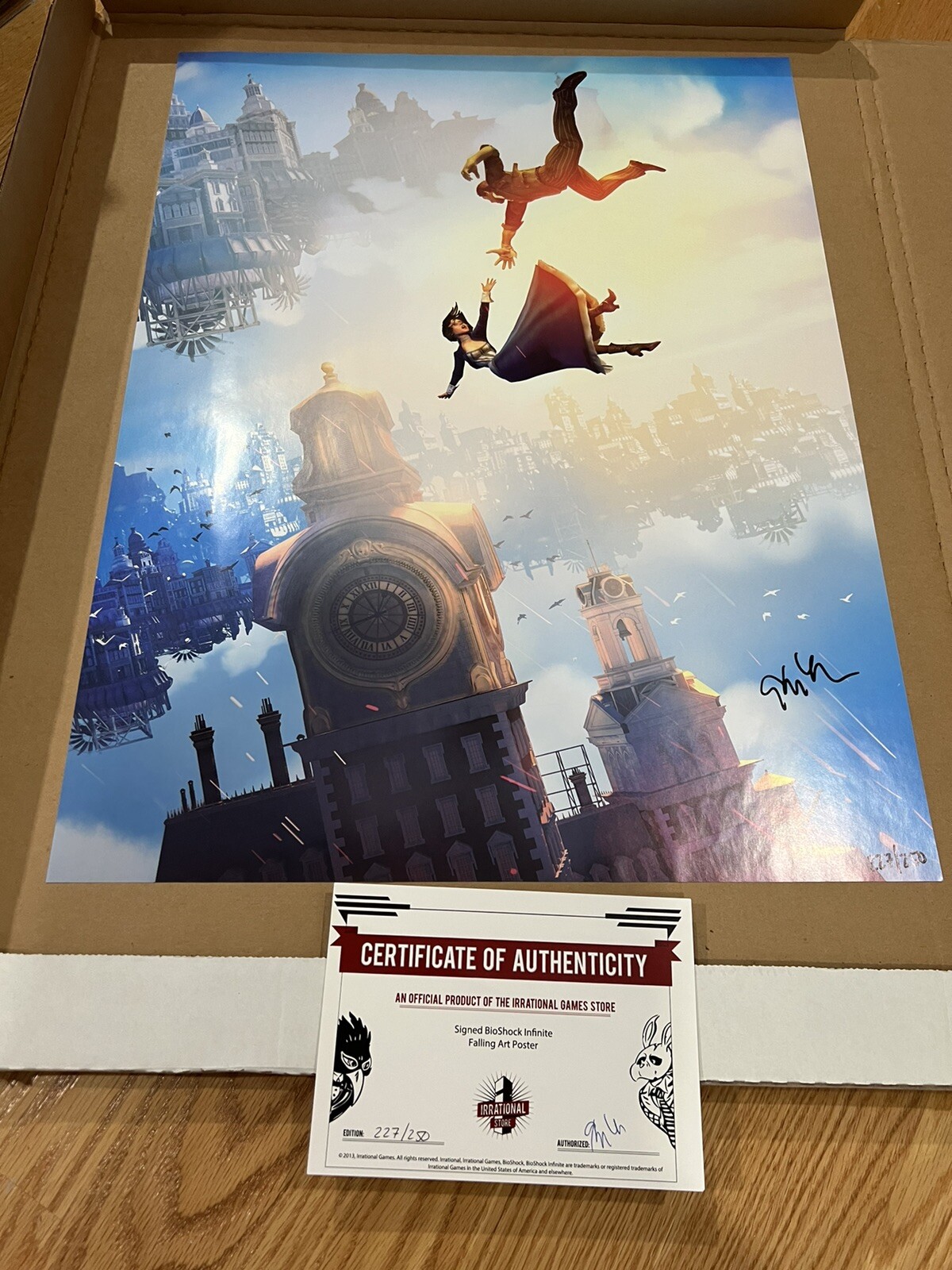 Bioshock Infinite Art Falling