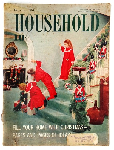 HOUSEHOLD Mag, December 1954, Possibly Last Month Published - Back ...