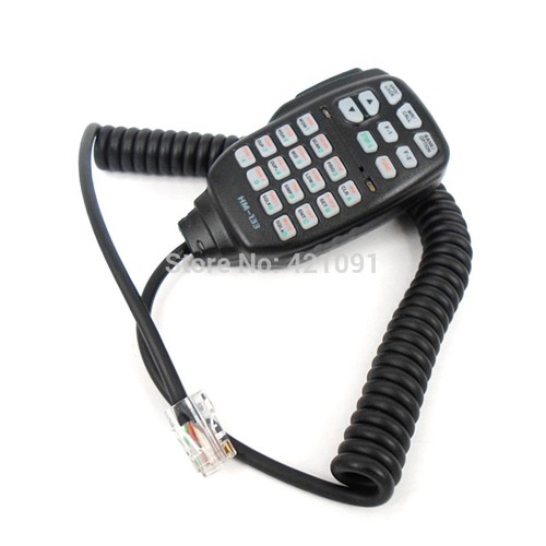 8 Pin RJ-45 Plug DTMF HM-133 Car Radio Handheld Mic Speaker Microphone ...