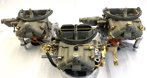 *YOUR* 1969-71 MOPAR 6 PACK 340 OR 440 SIX PACK CARBS RESTORED W/YEAR ...