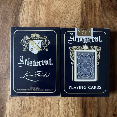 1 Deck blue aristocrat bank note playing cards, new and sealed! | eBay.de
