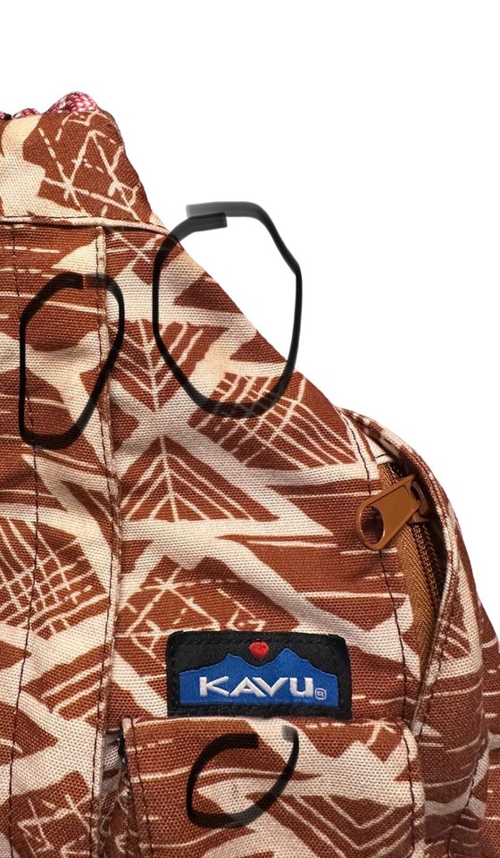 KAVU Rope Sling Bag Crosbdy, Aztec Design, "Clear Above Visibility ...