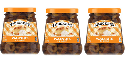 3 PACK Smuckers Ice Cream Walnuts in Syrup Topping 5 Ounces BB 7/2024 ...