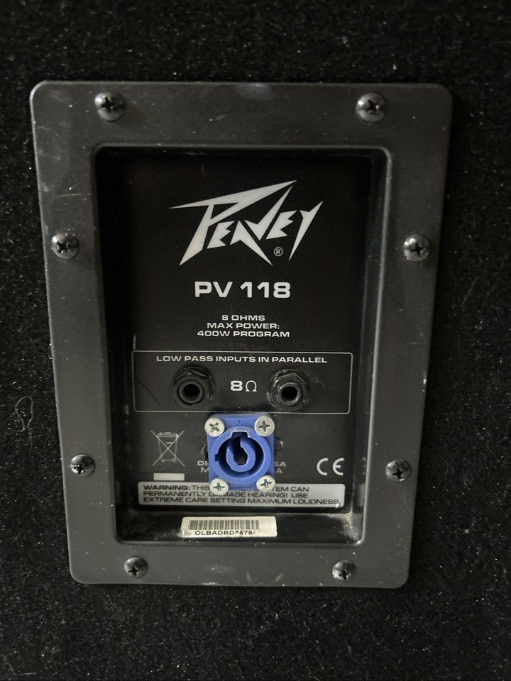 Peavey PV 118 400W 22 " Passive Subwoofer | eBay