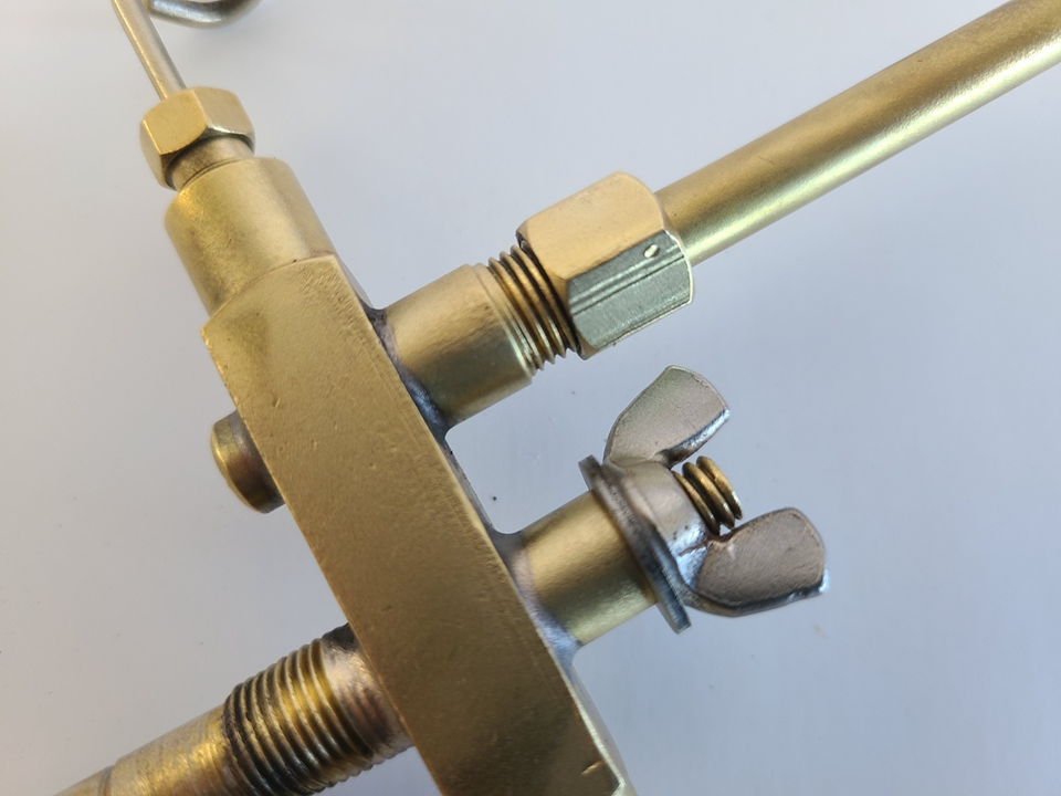 Coleman 200 Lantern Brass Valve Assembly w/ Generator & Valve Wheel ...