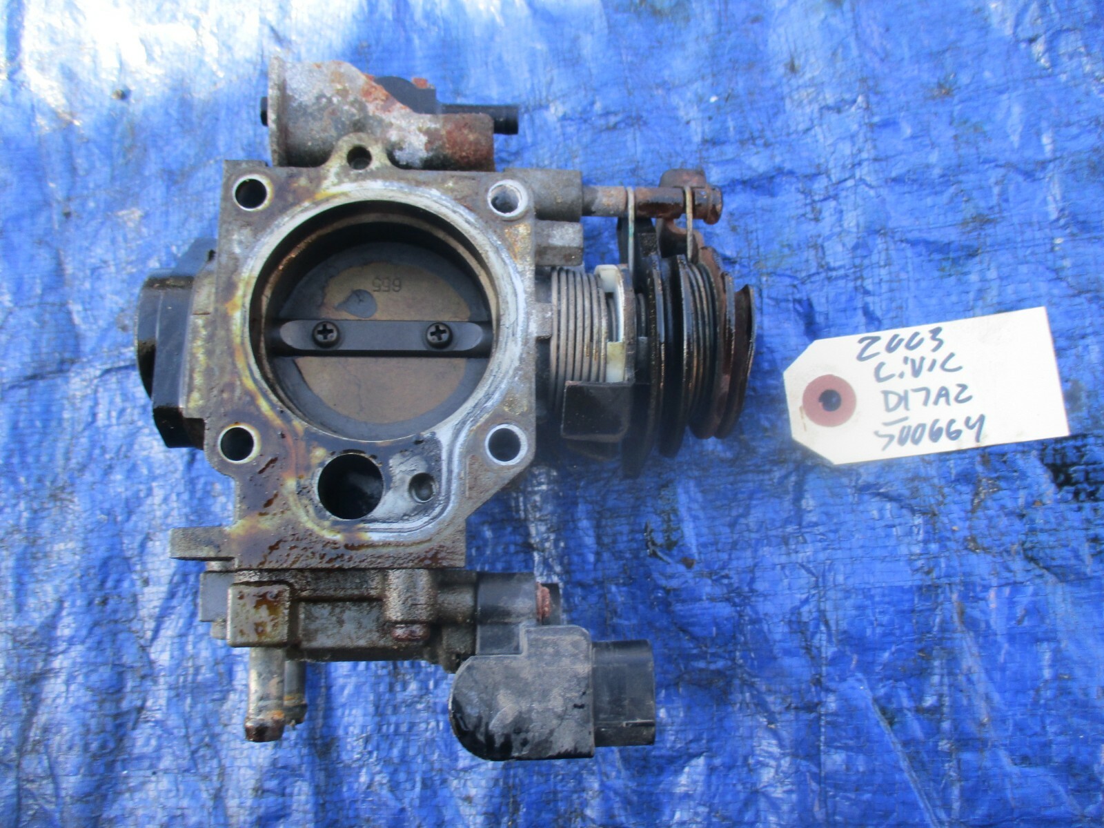 01-05 Honda Civic D17A2 VTEC throttle body engine motor D17 D17A1 SOHC ...