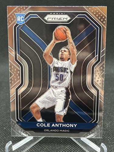 2020-21 Panini Prizm Cole Anthony Base Rookie Card RC #292 Orlando ...