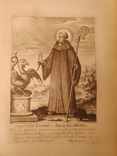 Sanctus Ioannes, Abbas Reomensis (Saint John, Abbot Of Réome), Antique ...