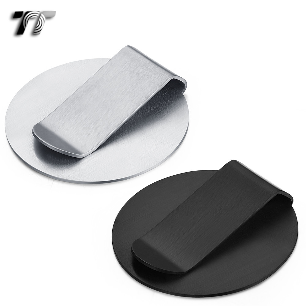 High Quality TT 316L Brushed Stainless Steel Round Money Clip (MC54 ...