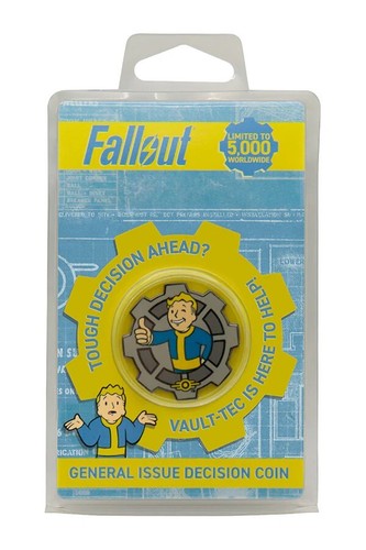 Fallout Bethesda Limited Edition Vault Boy Flip Decision Coin 1/5,000 ...