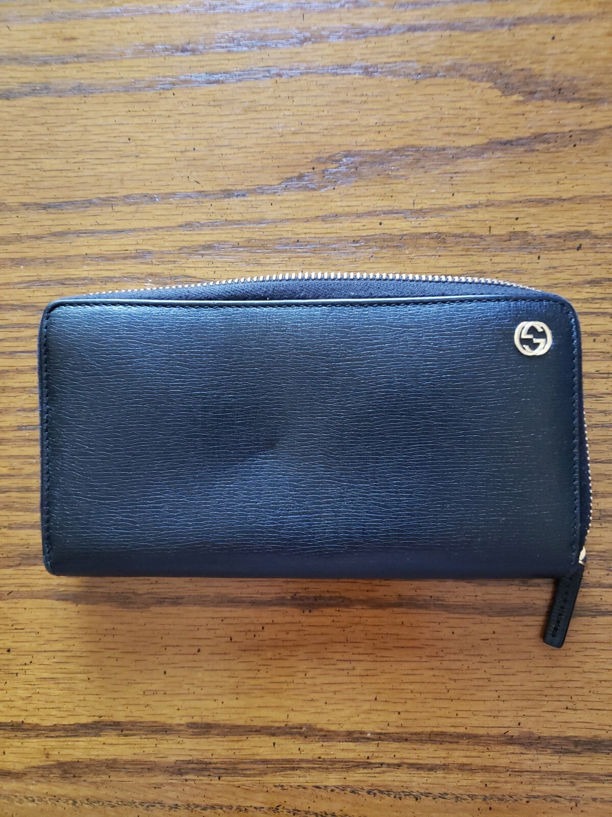 Authentic Gucci Interlocking G Long Leather Wallet - Gem