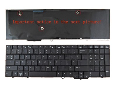New Generic HP EliteBook 8540p 8540w Keyboard No Touch Point version ...