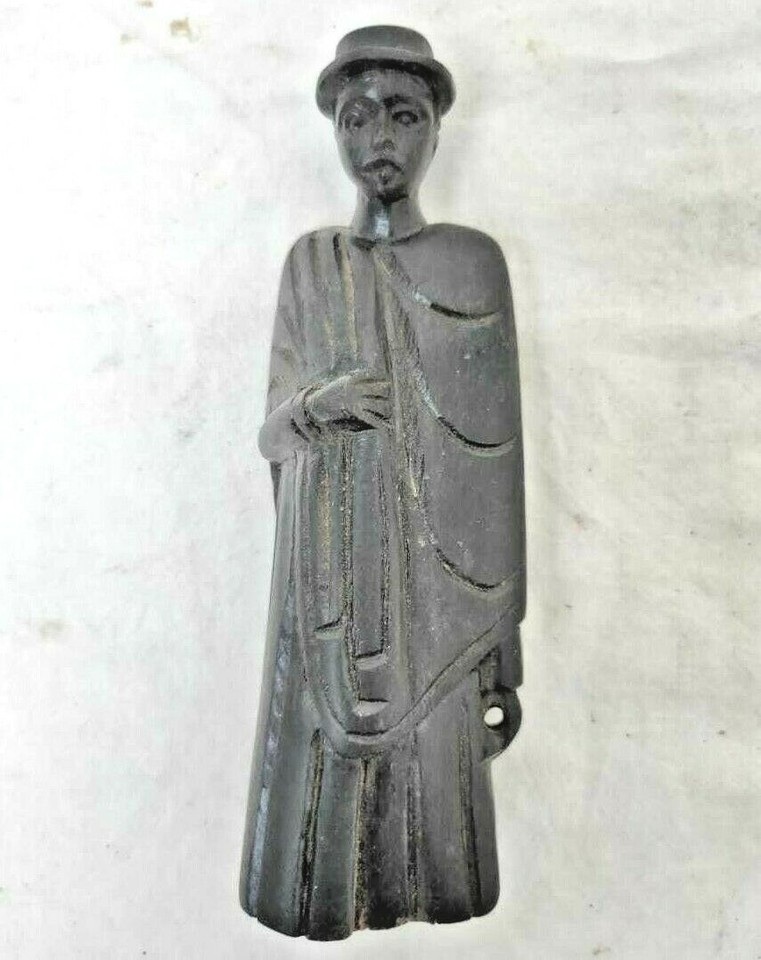 Vintage Old Antique Rosewood Fine Tribal Hand Carved Wooden Man Figure ...