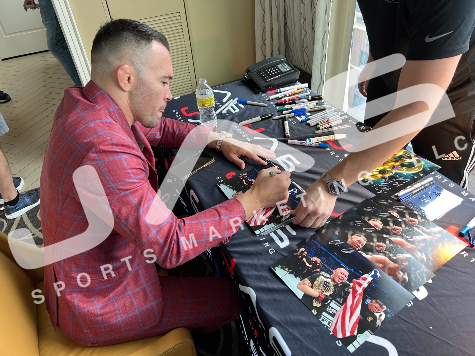 Colby Covington autographed signed 8x10 photo UFC JSA Witness Usman ...