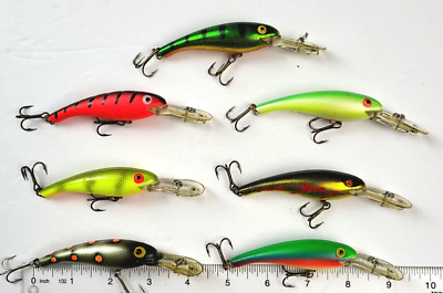 7 Cotton Cordell Wally Diver excellent condition - 1 custom paint FREE ...