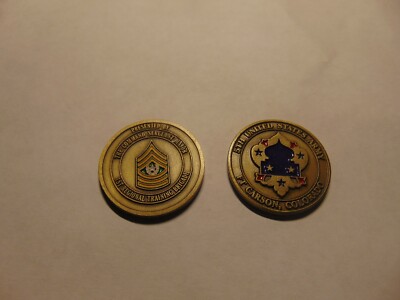 CHALLENGE COIN 5TH UNITED STATES ARMY FT CARSON COLORADO 1ST BRIGADE ...