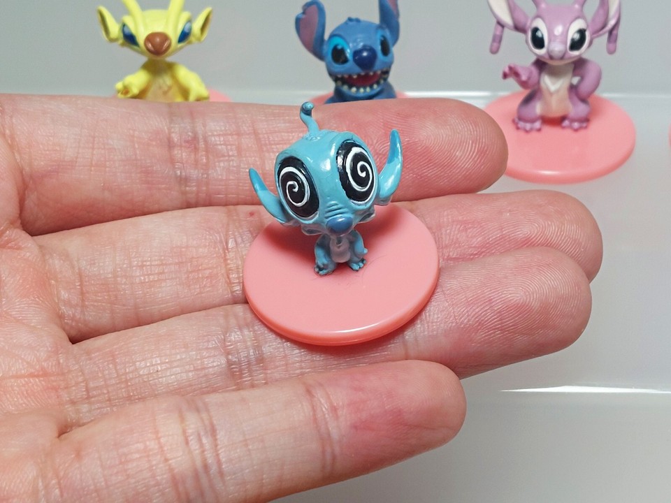 Lilo & Stitch Petit Toys Sparky Leroy Swirly Yang Yin Figure Set Run'A ...