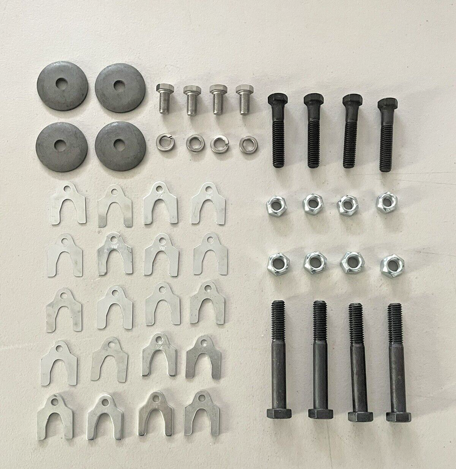 OE Bolts Control arm Bolt Kit Upper & Lower + Shaft Bolts & Shims 48 ...