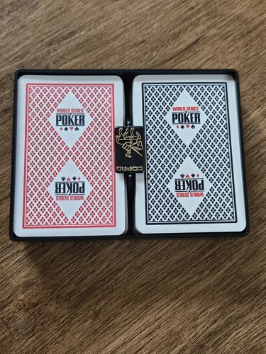 WORLD SERIES OF POKER - COPAG DOUBLE DECK LOGO CARDS GREAT FOR ANY ...