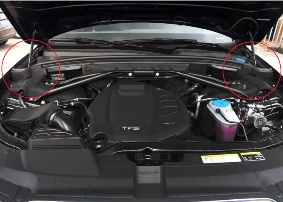 0EM Front Left Driver Side Hood Seal Buffer Block Foam Sponge For AUDI ...