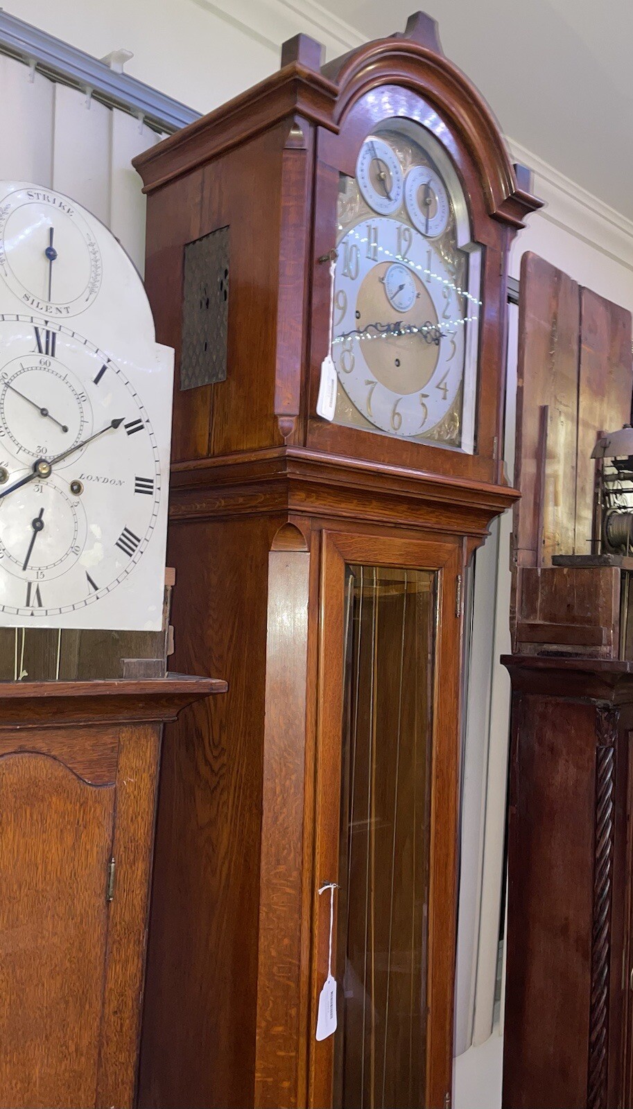 Rare Antique Edwardian 8 Bell 5 Gong Quarter Strike Musical Grandfather ...