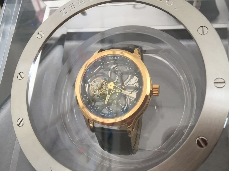 ZEROO Tourbillon T1 Hand-Wound Watch Gold Black W/Box from Japan | eBay